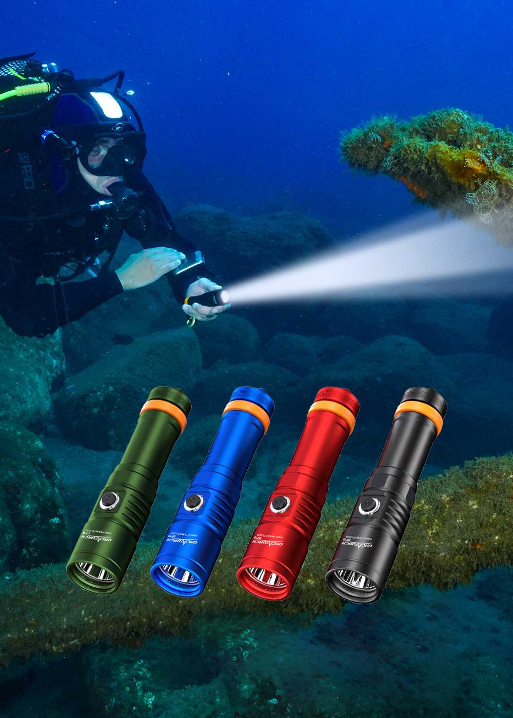 OrcaTorch Dive Lights for Safe Diving - Online Store