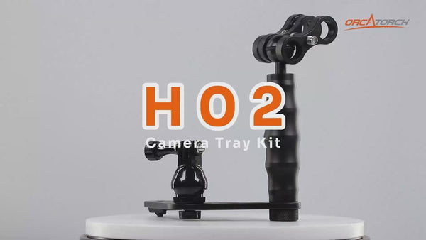 OrcaTorch H02 Underwater Camera Tray Gopro, DJI Osmo Action Camera